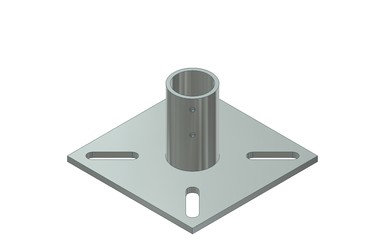 Buispalen met voetplaat - Steel Constructions